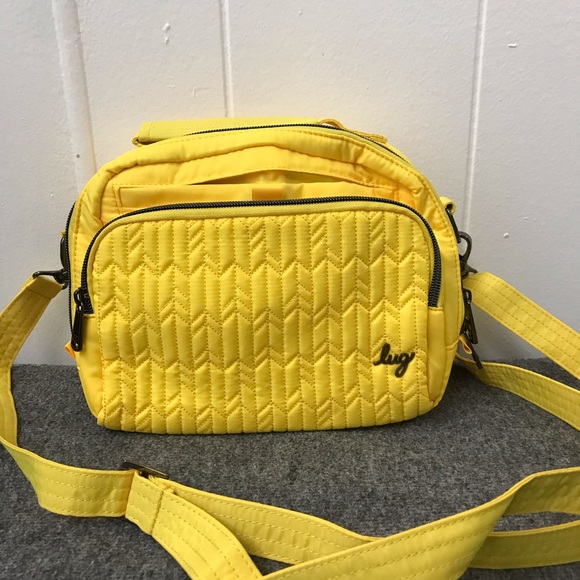 lug | Bags | Lug Mini Ranger Quilted Top Handle Crossbody Bag Yellow ...